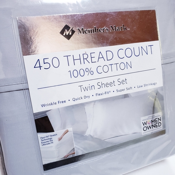 Member's Mark | Bedding | New Members Mark 45 Thread Count Twin Sheet ...